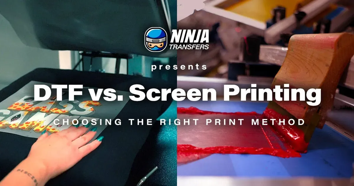 DTF Transfers vs. Screen Printing: Which Is Better?